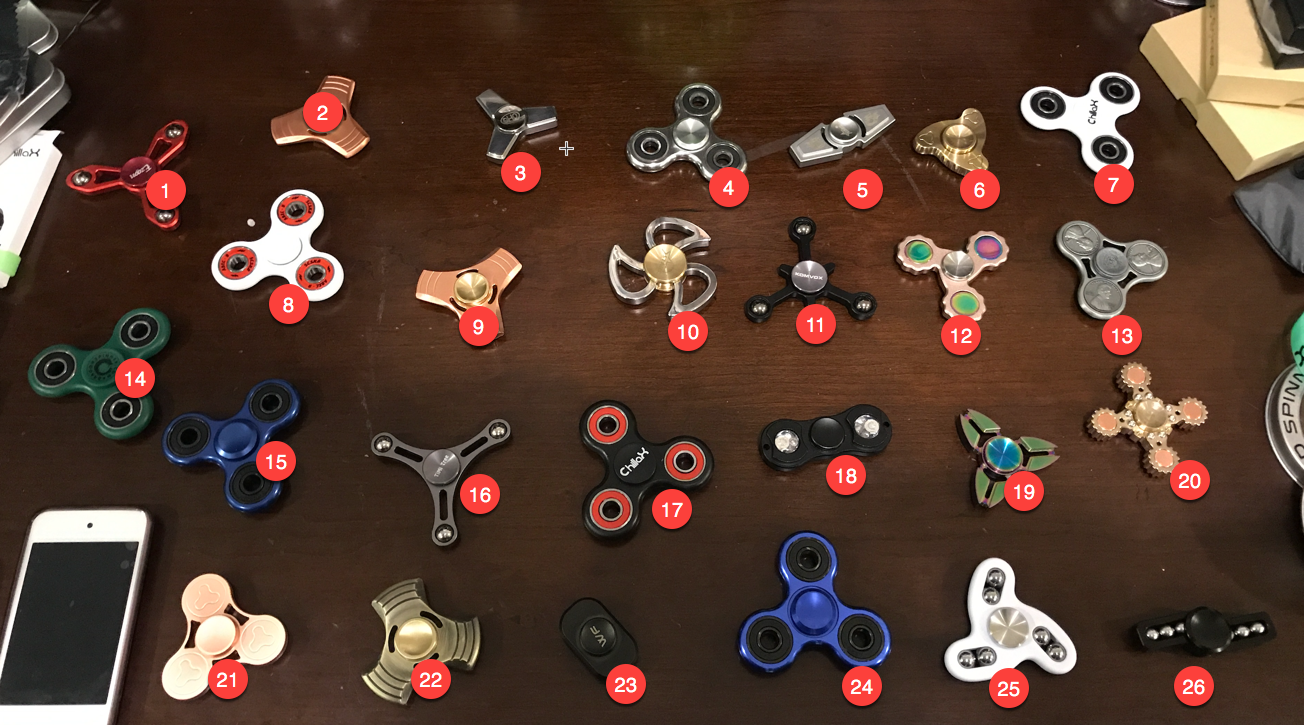 Ultimate Fidget spinners showdown with link – Willtopia Best Fidget News and Review